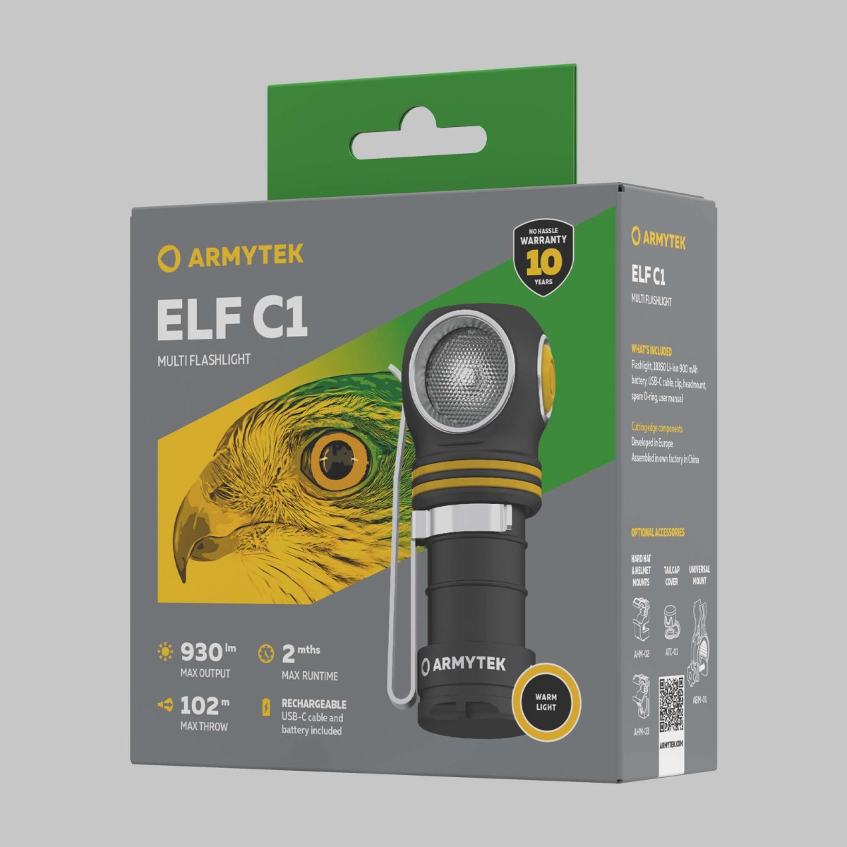 Мултиункционален челник-фенер Armytek Elf C1 USB-C топъл ТОП Цена ...
